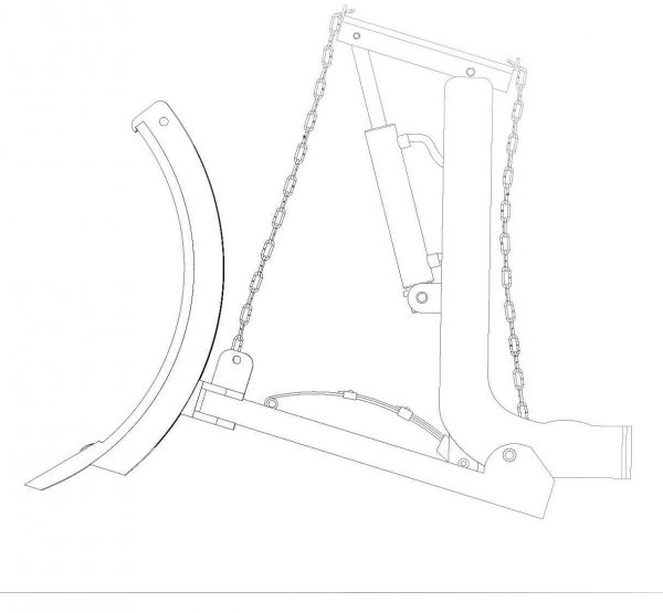 Down Pressure System For Chain Plows - 906 Engineering
