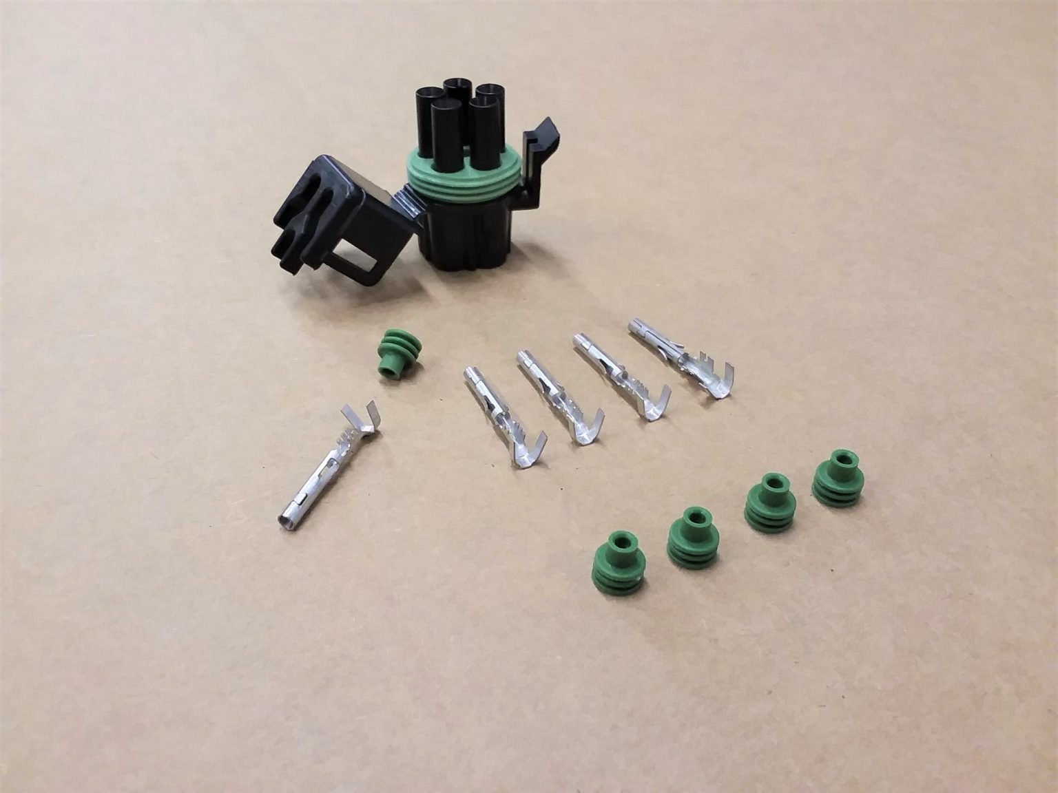 5-Way Compact Male Weather-Pack Housings #12034342 with Seals and ...